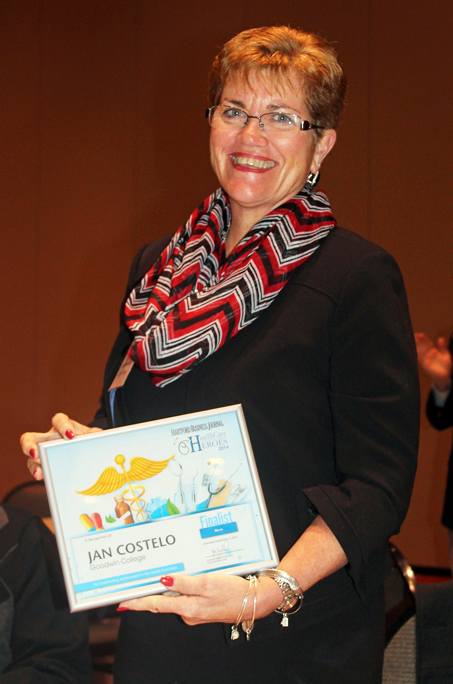 Jan Costello Named “Health Care Heroes” Finalist | Goodwin University